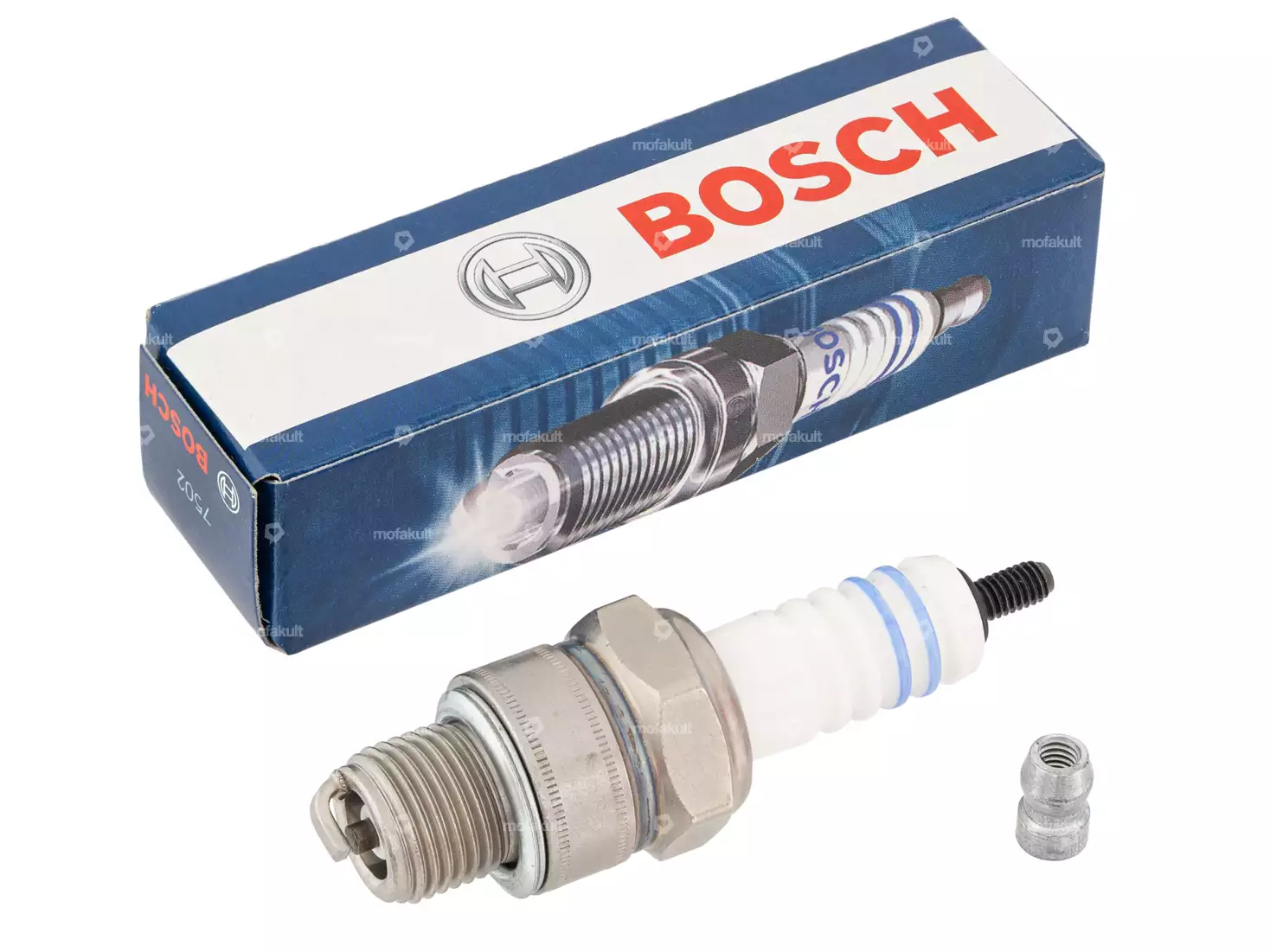 BOSCH (W7AC - W9AC) Bougie d'allumage à filetage court Cu | mofakult