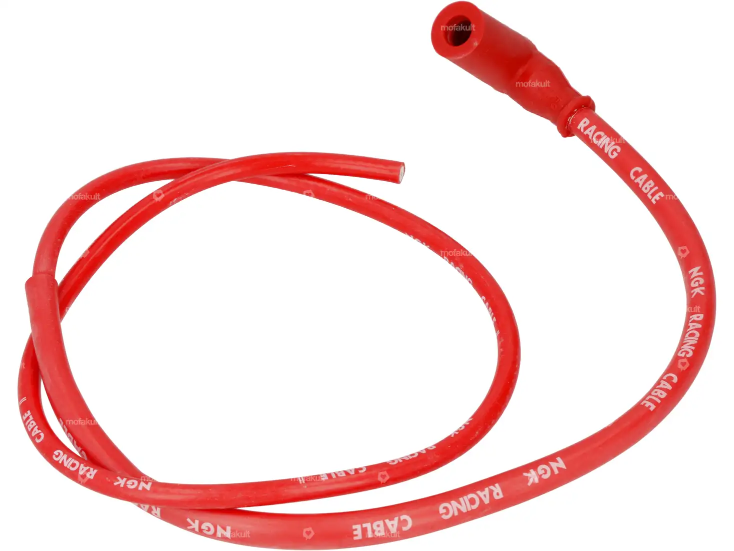 NGK CR6 Racing câble d'allumage & connecteur High End rouge / 5 kΩ ...