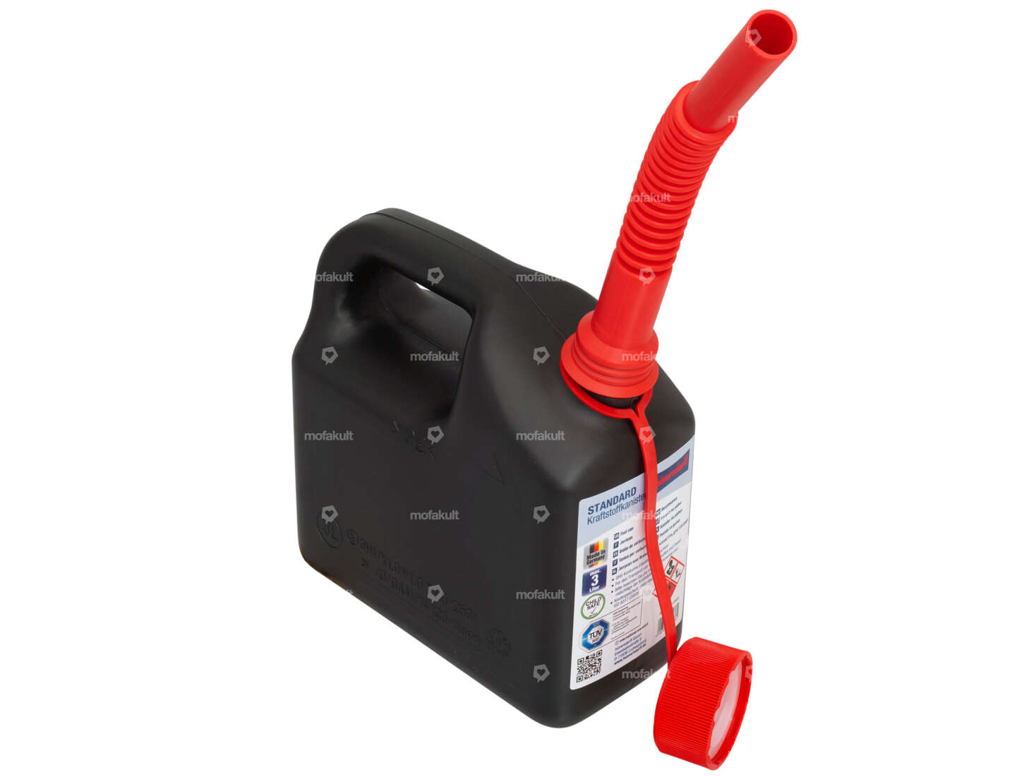 Bidon d'essence 3 L avec tuyau de remplissage | mofakult