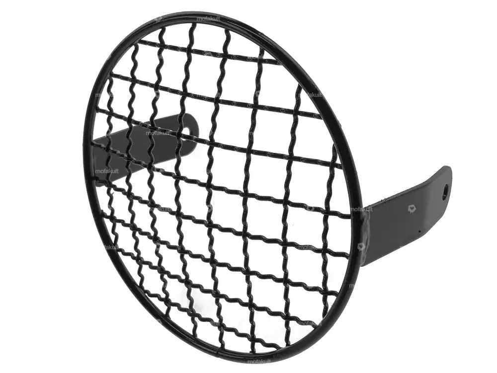 Grille de lampe ronde noire | mofakult